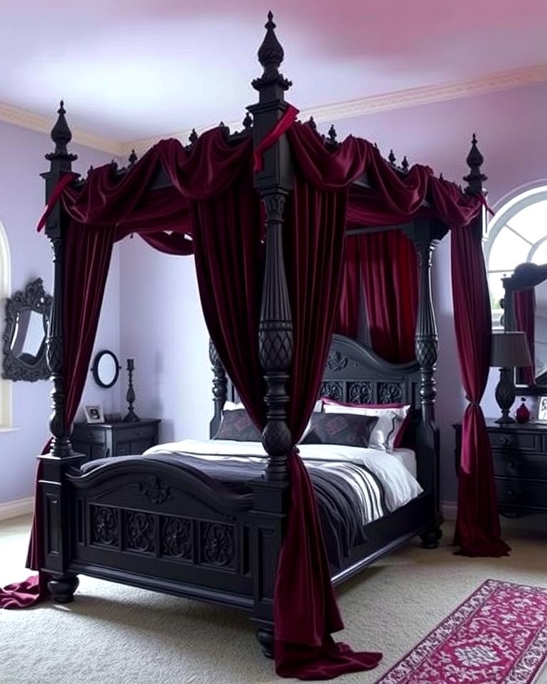 20 Vampire Bedroom Ideas for a Dark and Mysterious Vibe