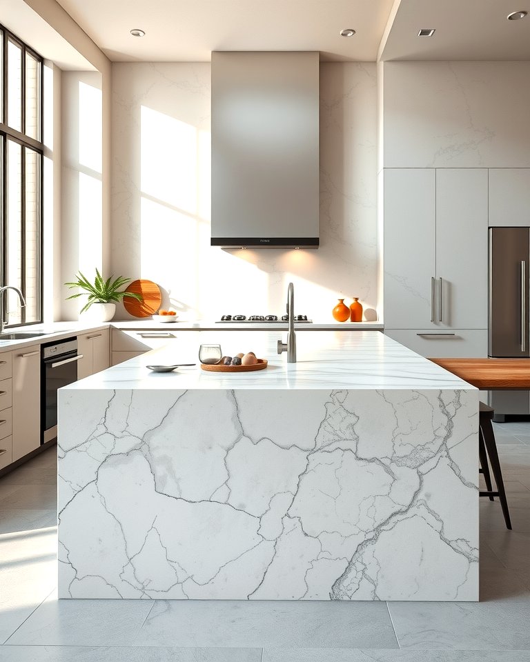 25 Marble Kitchen Island Ideas for a Stunning Centerpiece