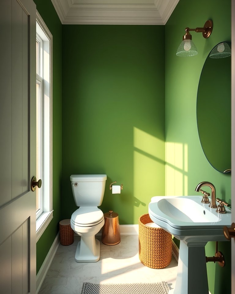 25 Green Powder Room Ideas for a Fresh Look