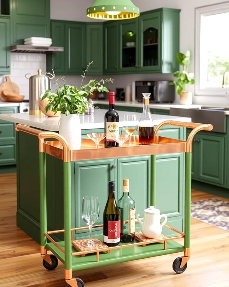 20 Green and Copper Kitchen Ideas for a Trendy Look