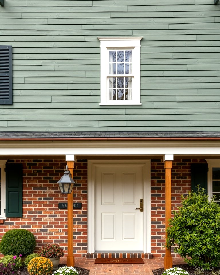 25 Farmhouse Green Exterior Home Ideas for a Fresh Look