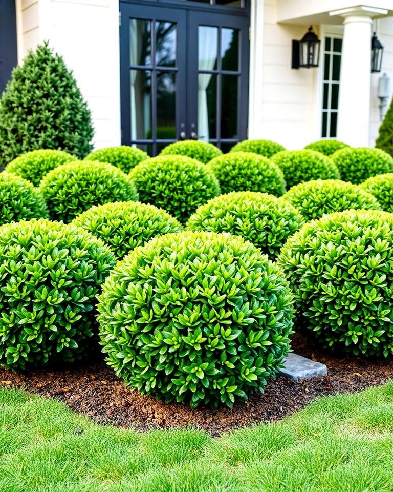 20 Front Yard Boxwood Shrubs Ideas for a Polished Look
