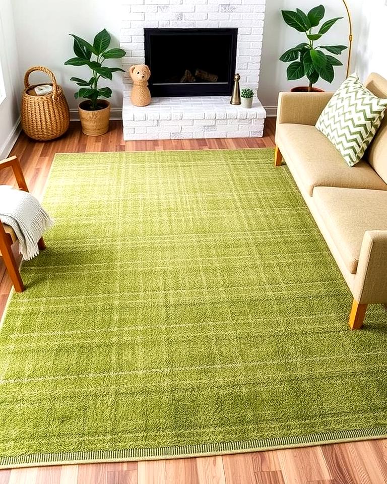20 Green Carpet Living Room Ideas for a Bold Statement