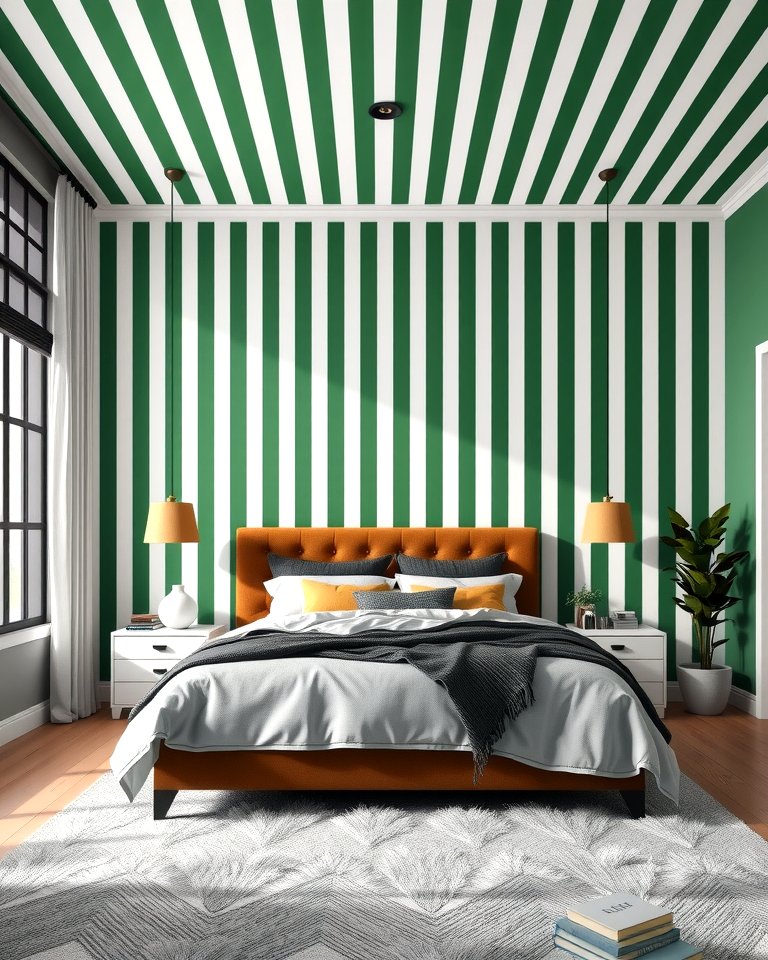 25 Green and White Bedroom Ideas for Serenity