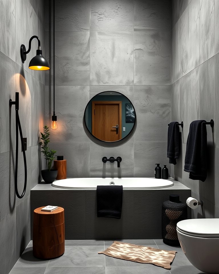 25 Black and Grey Bathroom Ideas for a Sleek Design
