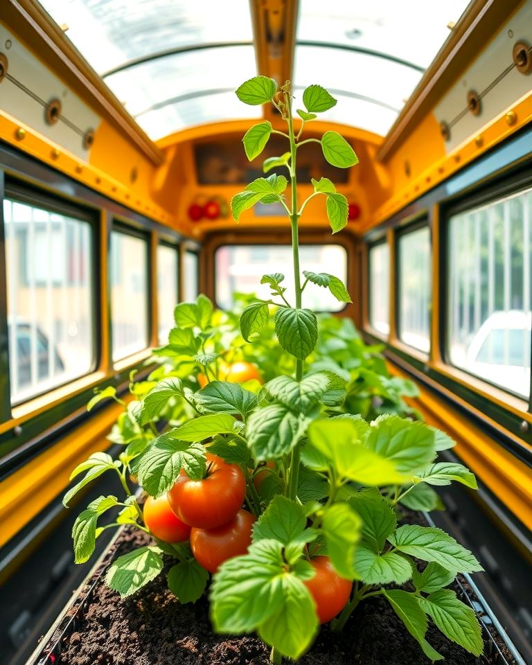 20 School Bus Greenhouse Ideas for Sustainable Living