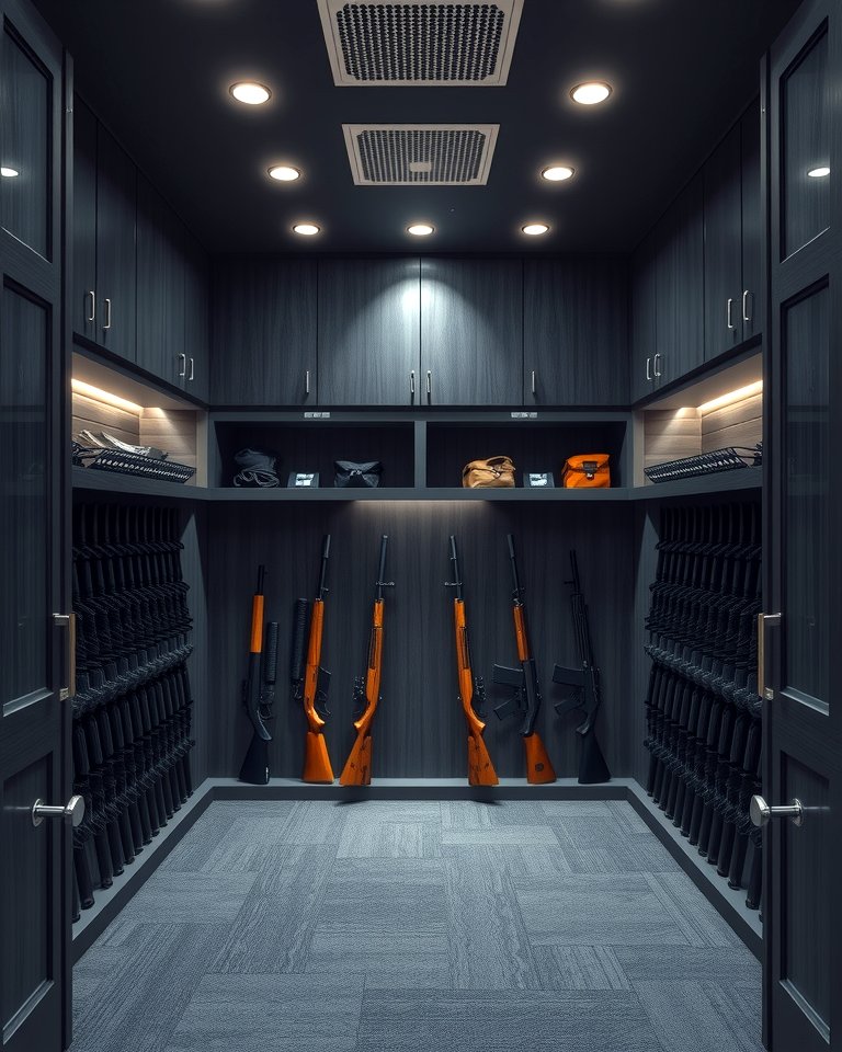 25 Gun Room Ideas for Secure and Stylish Storage