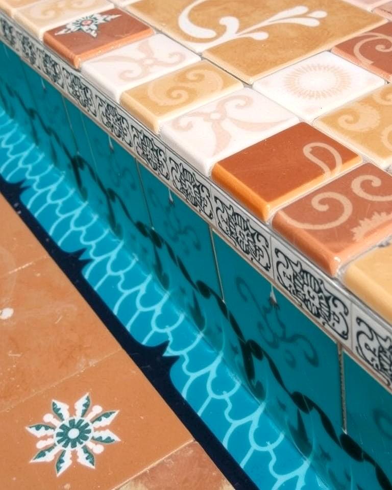 20 Waterline Pool Tile Ideas for a Stunning Backyard Oasis