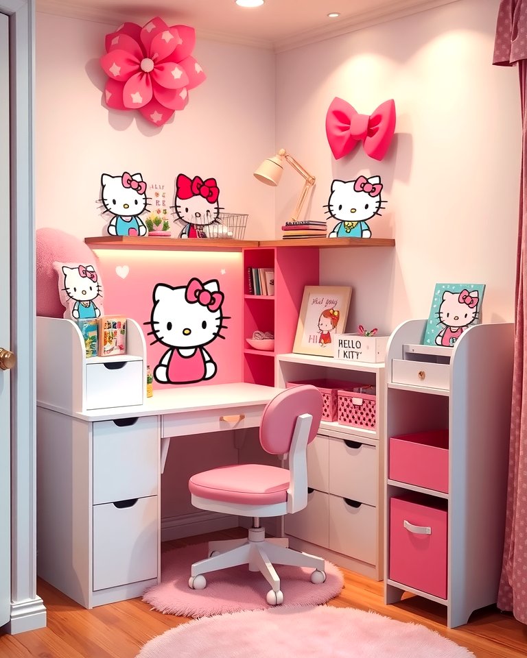 25 Hello Kitty Bedroom Ideas for a Cute and Cozy Space