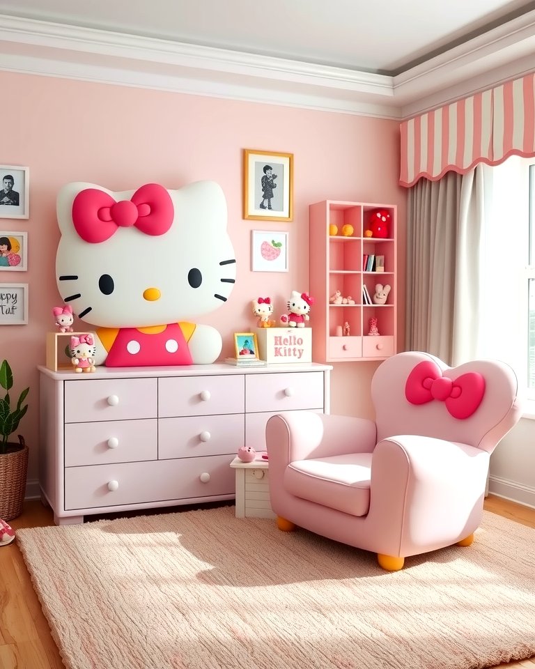 25 Hello Kitty Bedroom Ideas for a Cute and Cozy Space