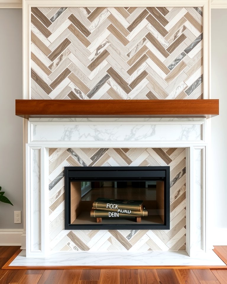25 Farmhouse Fireplace Tile Ideas for a Rustic Look