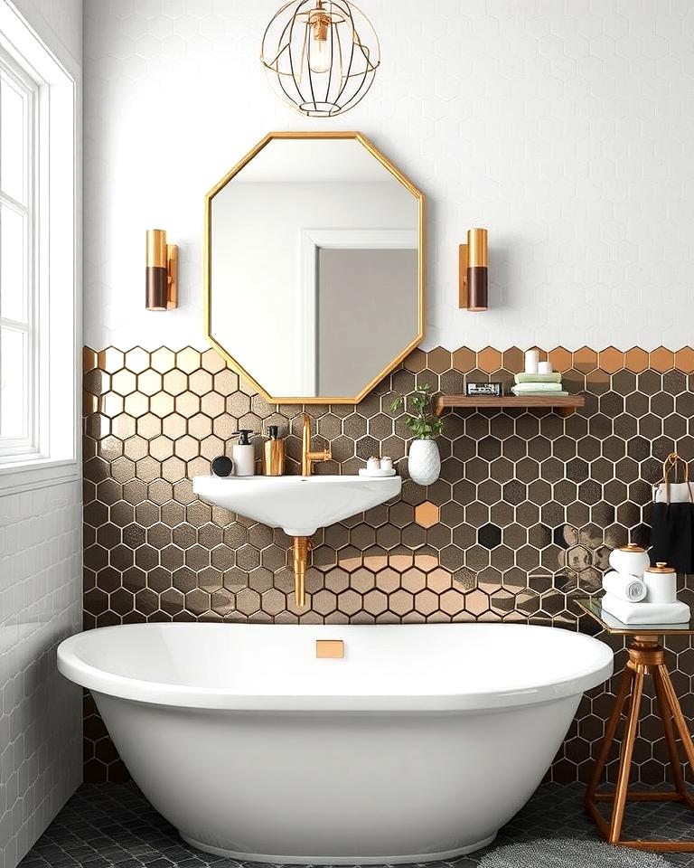 20 Hexagon Tiles Ideas for Bathrooms with Style