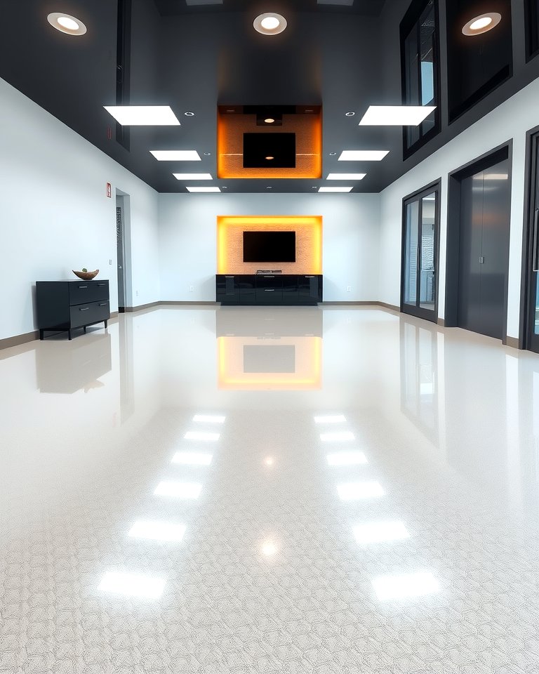 25 Epoxy Floor Designs for Modern and Durable Homes