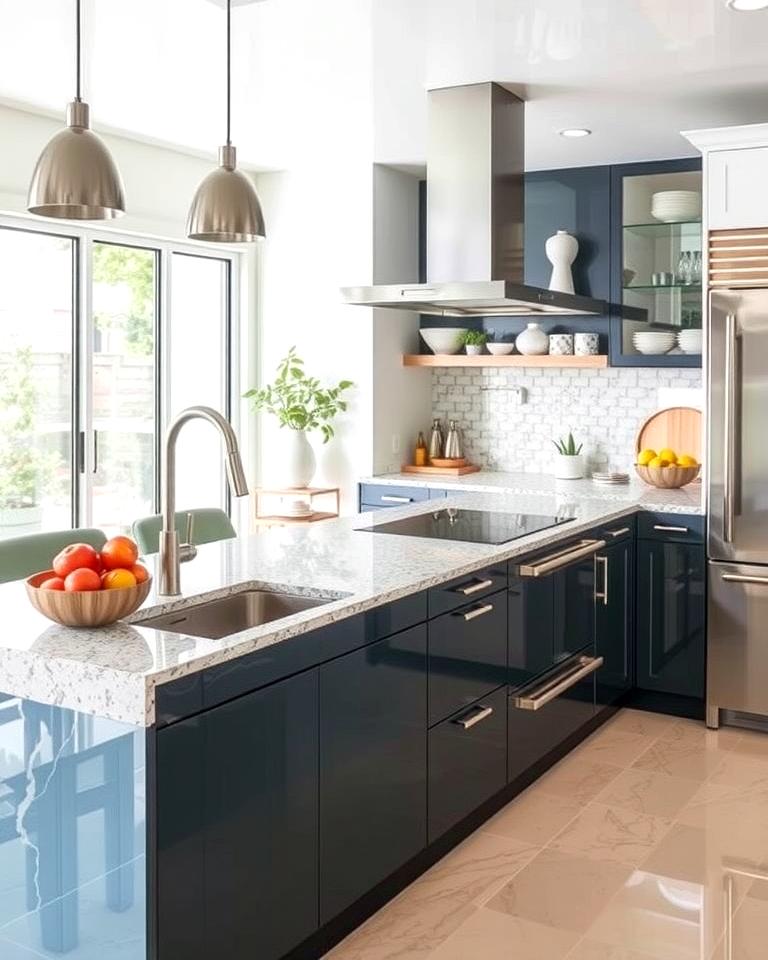 20 Terrazzo Kitchen Countertops for a Unique Look