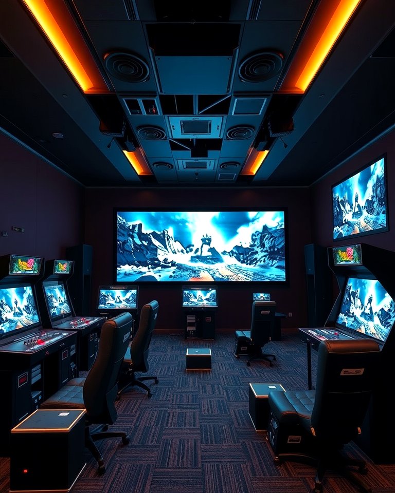 25 Exciting Arcade Room Ideas for Game Lovers