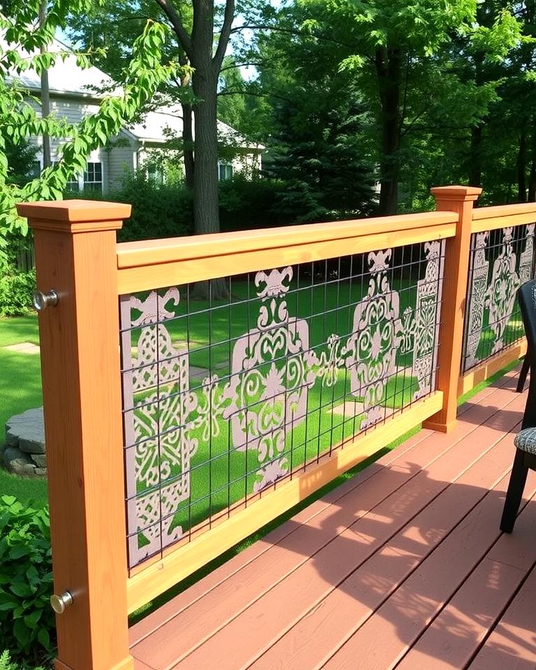 20 Hog Wire Deck Railing Ideas for Rustic Charm