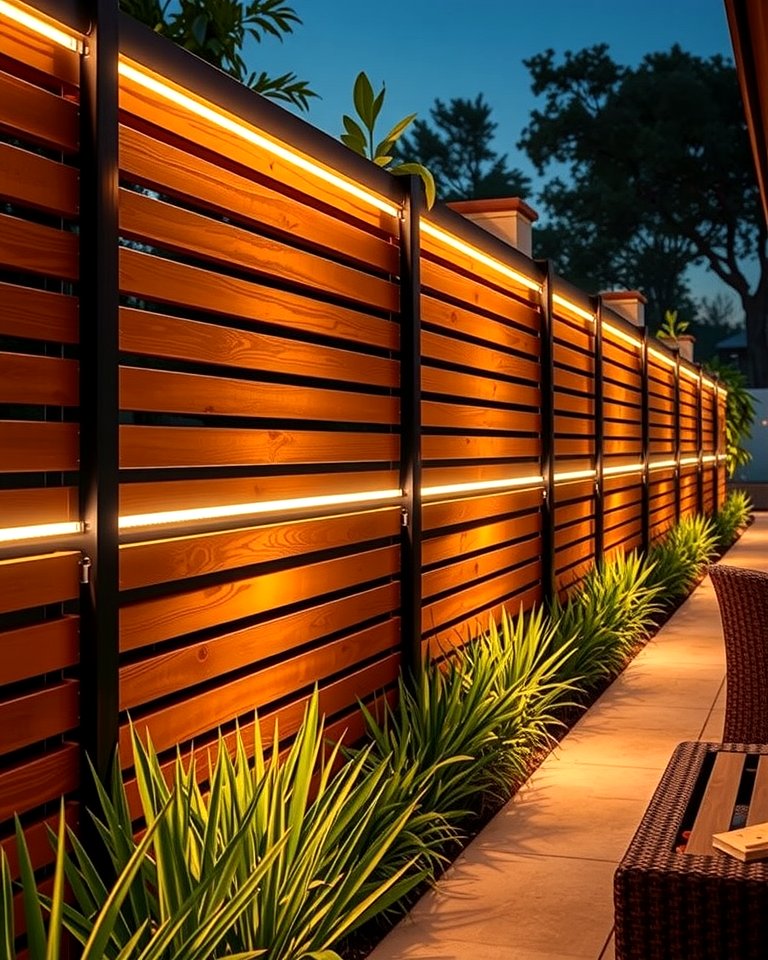 25 Unique Horizontal Fence Ideas for Modern Landscaping