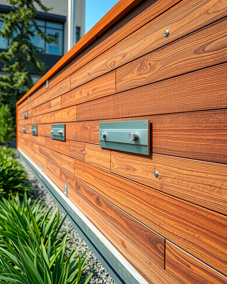 25 Unique Horizontal Fence Ideas for Modern Landscaping
