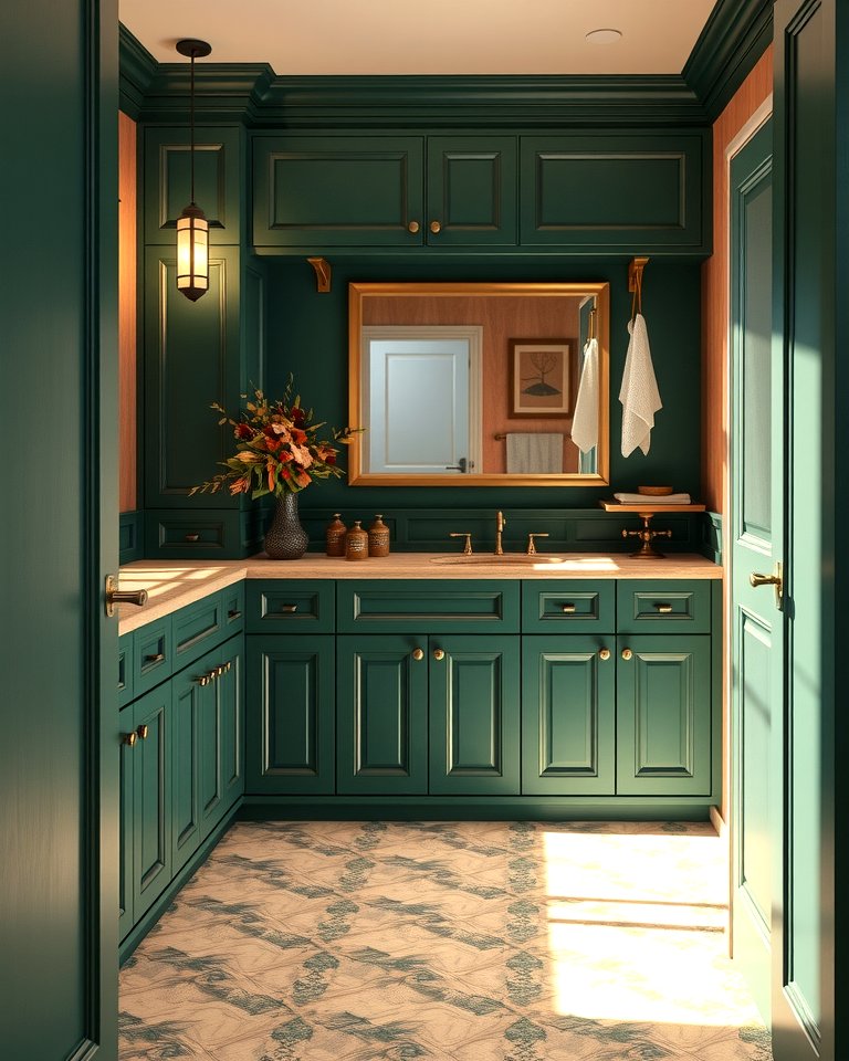 25 Green Powder Room Ideas for a Fresh Look