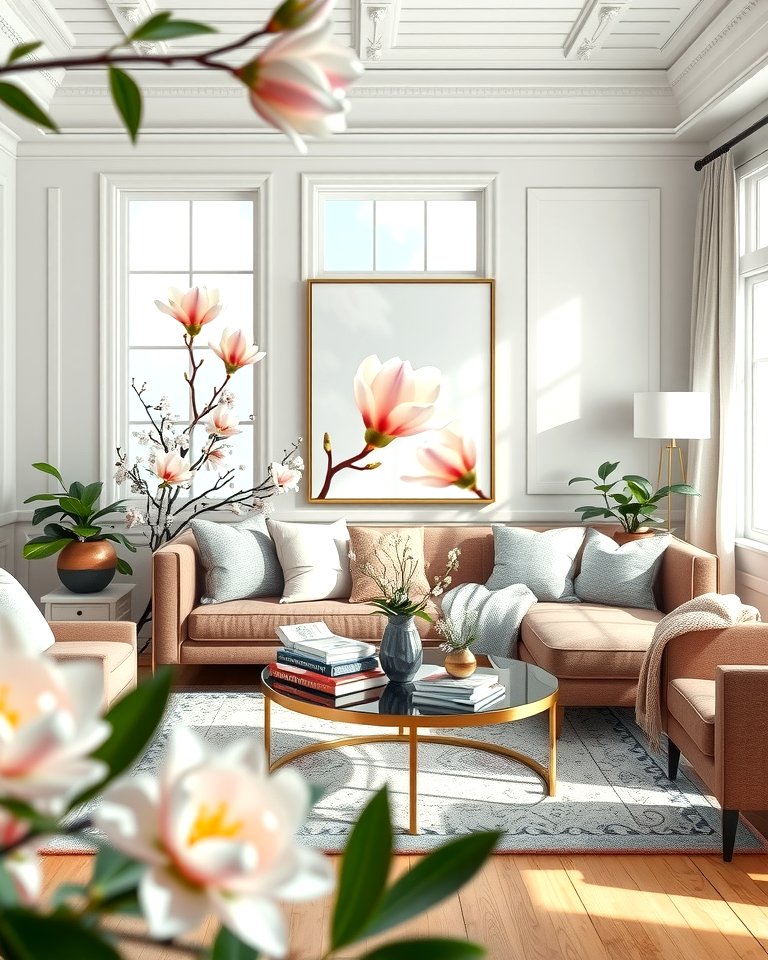 25 Magnolia Living Room Ideas for Timeless Elegance