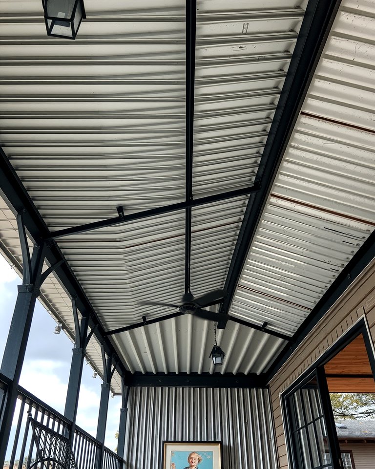 25 Metal Roof Porch Design Ideas for a Durable Space