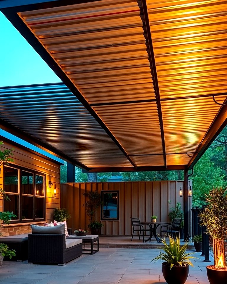 25 Attached Covered Patio Ideas for Year-Round Use