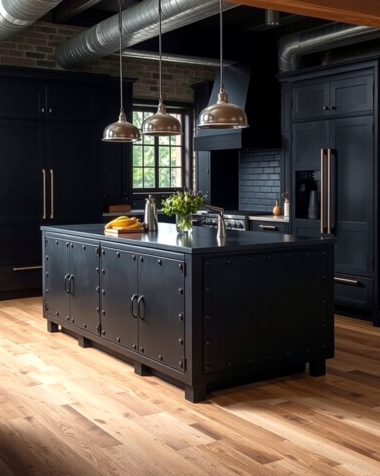 25 Sleek Black Kitchen Island Ideas for a Modern Kitchen