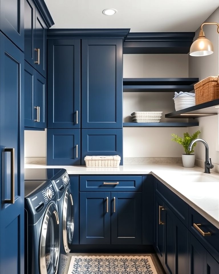25 Blue Laundry Room Ideas for a Fresh and Clean Look