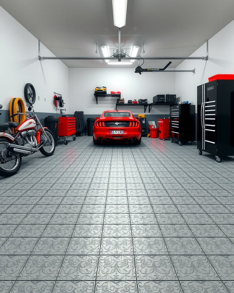 25 Garage Flooring Ideas for Durability and Style