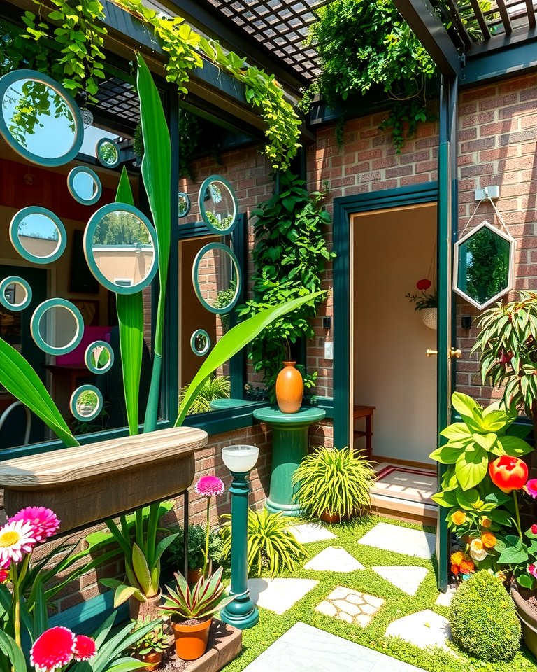 25 Garden Mirror Ideas to Enhance Outdoor Spaces