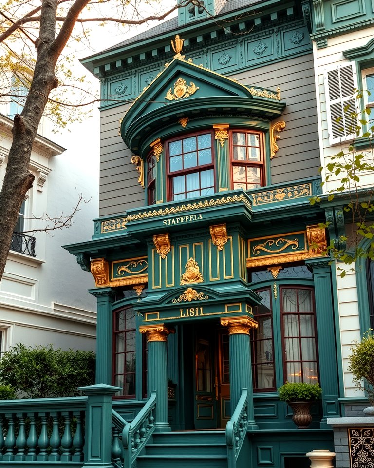 25 Green Victorian House Colors for Historic Charm