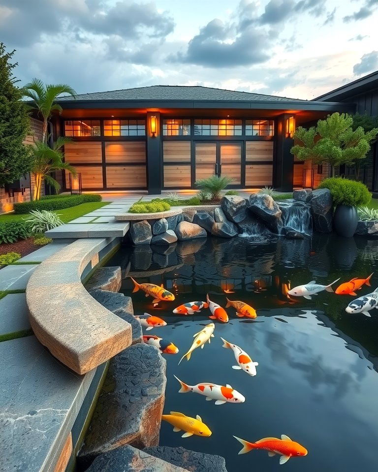 25 Koi Pond Ideas to Enhance Your Outdoor Space