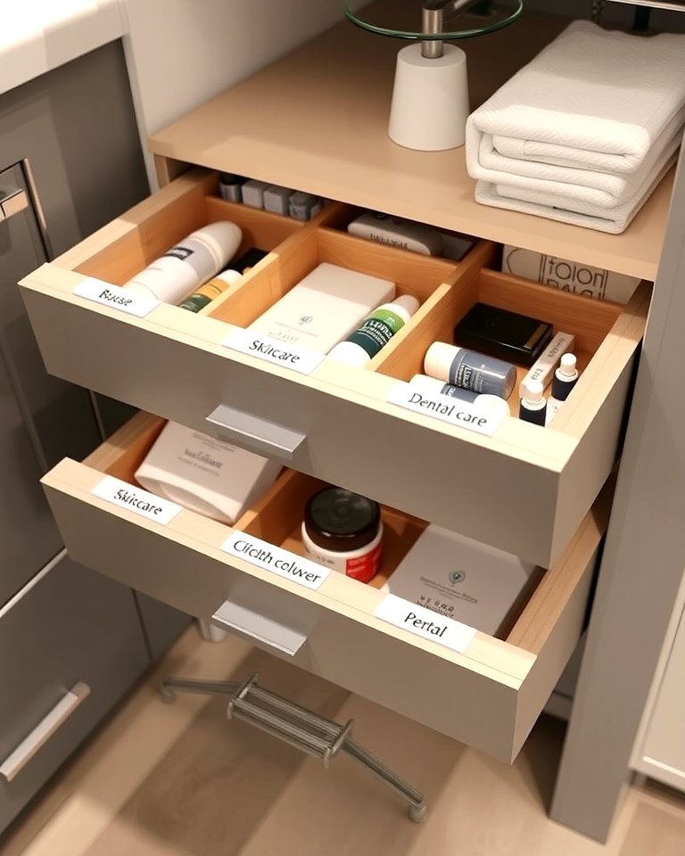 25 Bathroom Drawer Organization Ideas for a Clutter-Free Space