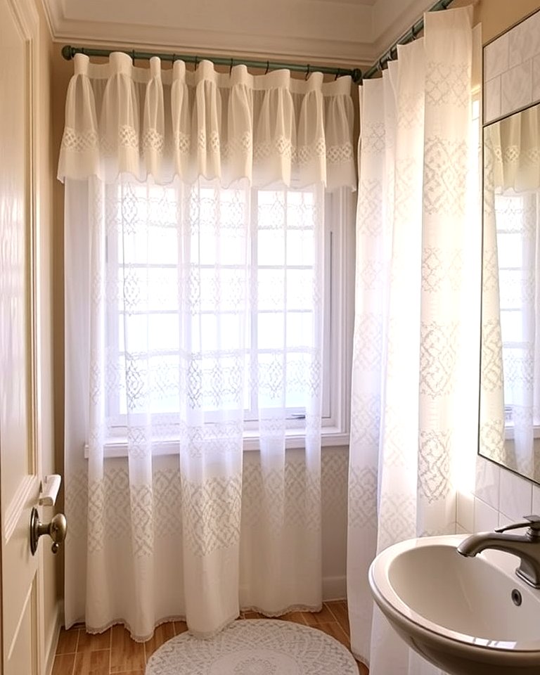 25 Bathroom Curtain Ideas for Privacy and Style