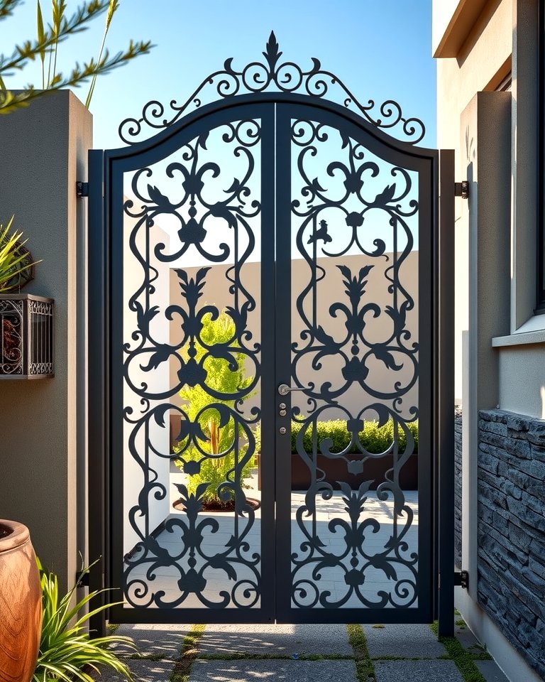 25 Metal Garden Gate Ideas to Enhance Your Outdoor Space