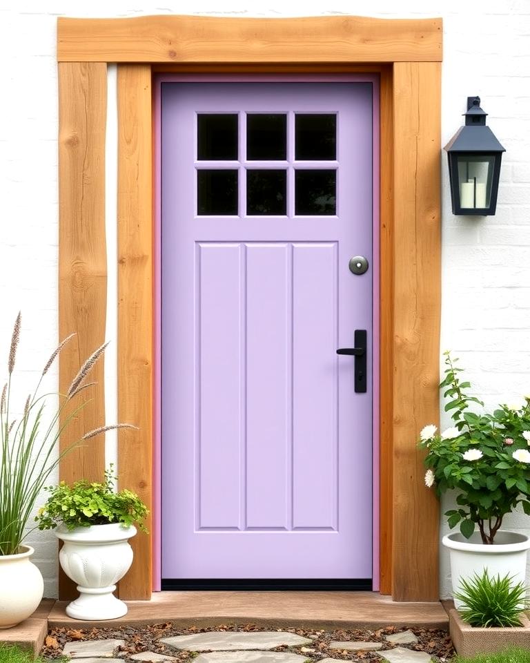 20 Lavender Front Door Ideas for a Welcoming Entrance
