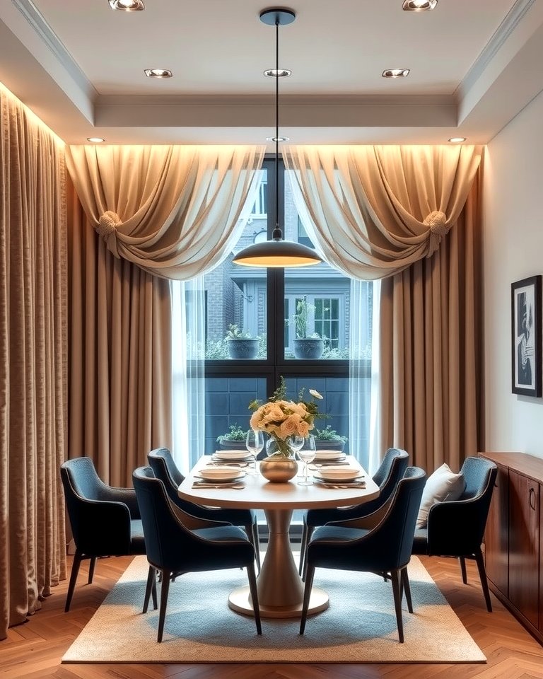 25 Elegant Dining Room Curtain Ideas to Transform Your Space