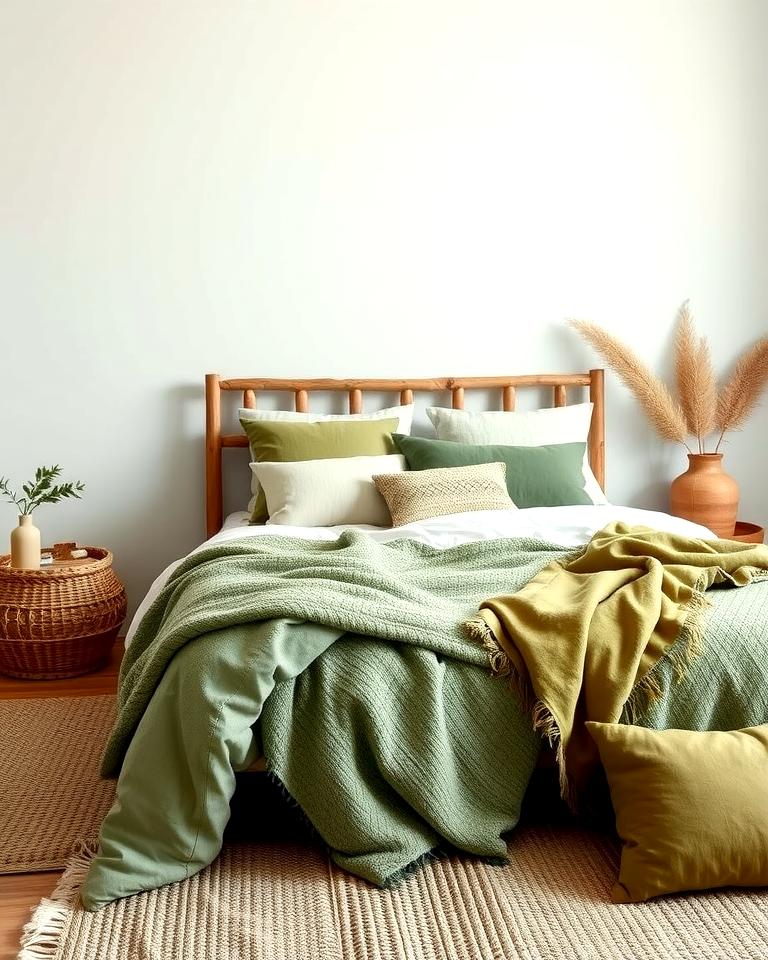 20 Green Boho Bedroom Ideas for a Relaxing Retreat
