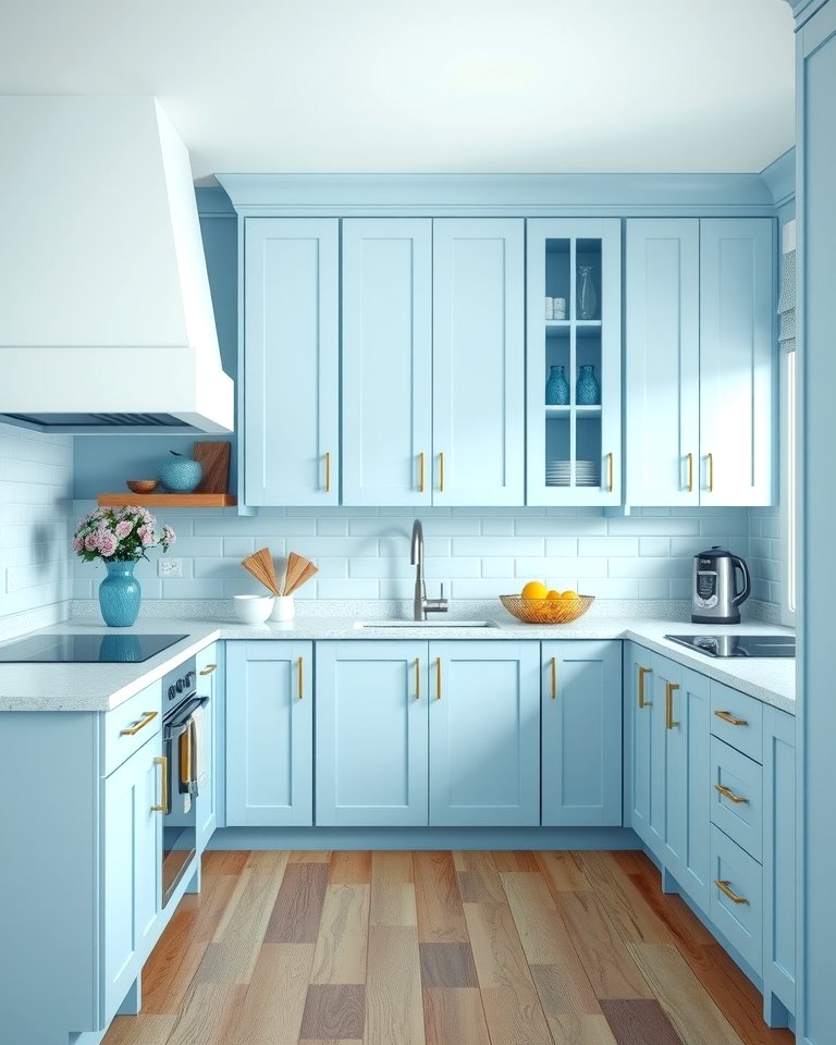 25 Light Blue Kitchen Cabinets Ideas for a Coastal Vibe