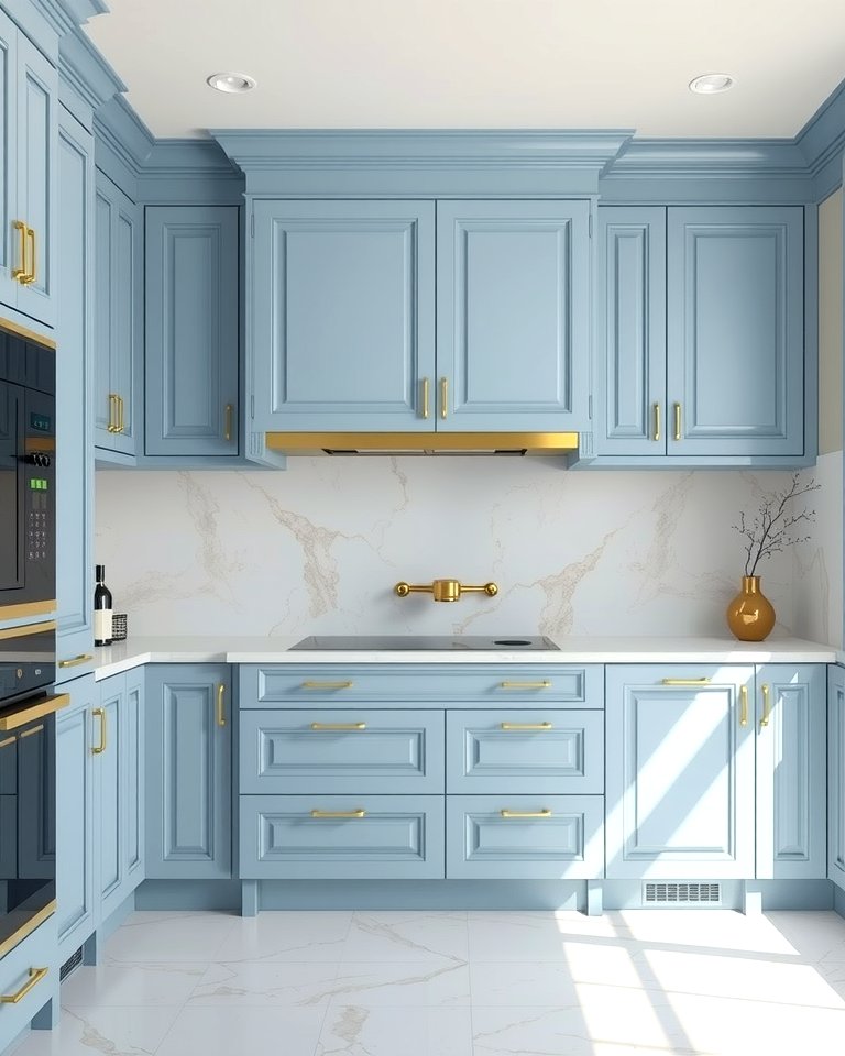 25 Light Blue Kitchen Cabinets Ideas for a Coastal Vibe