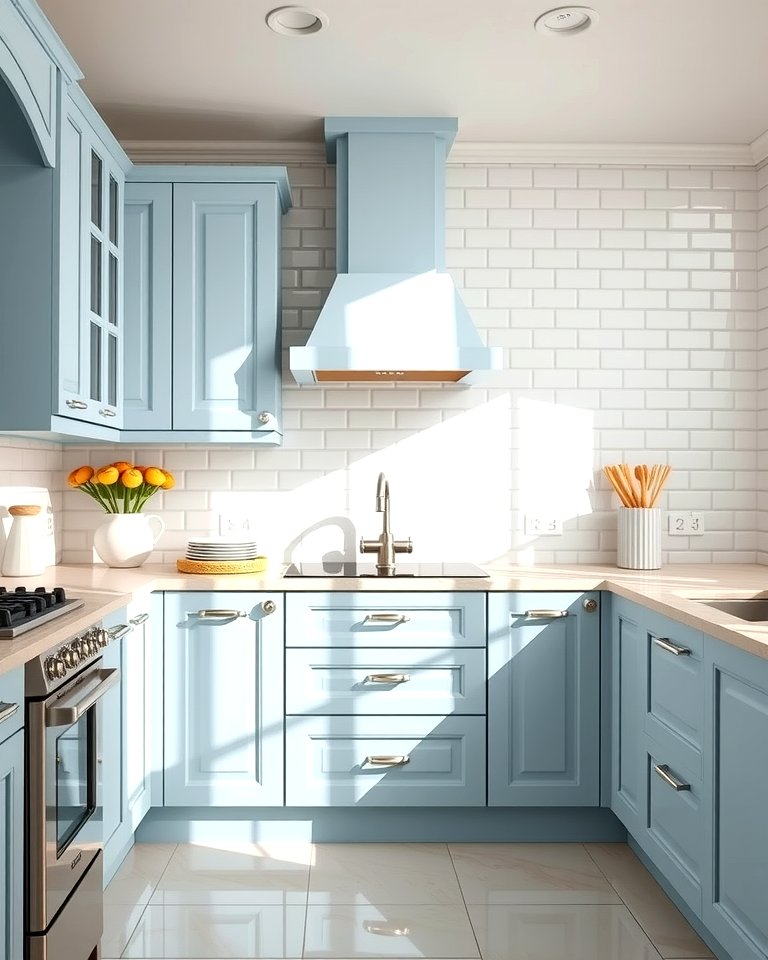 25 Light Blue Kitchen Cabinets Ideas for a Coastal Vibe