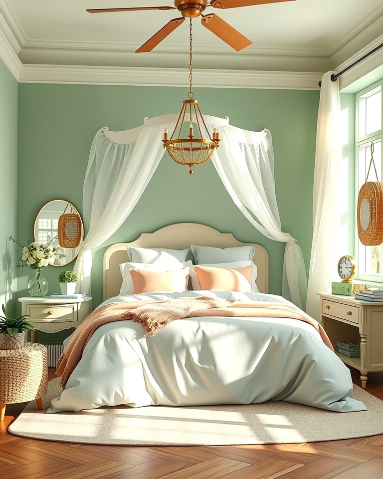 25 Light Green Bedroom Ideas for a Fresh and Calming Space