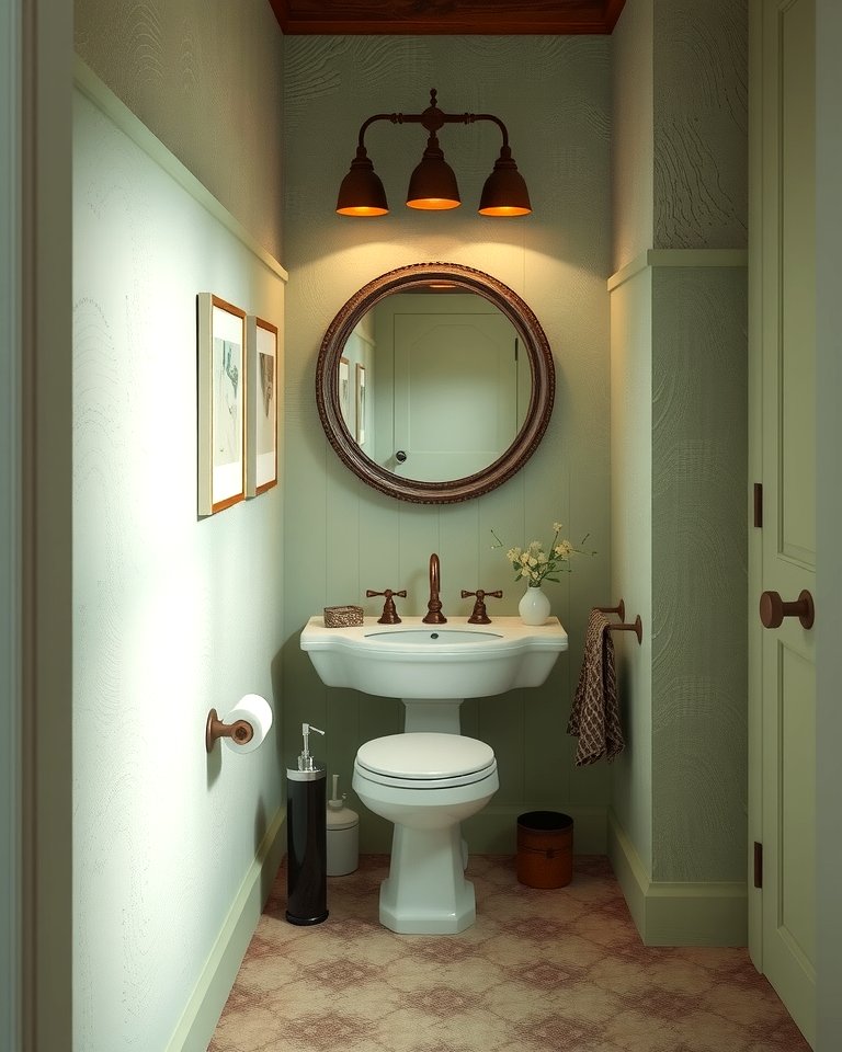 25 Green Powder Room Ideas for a Fresh Look