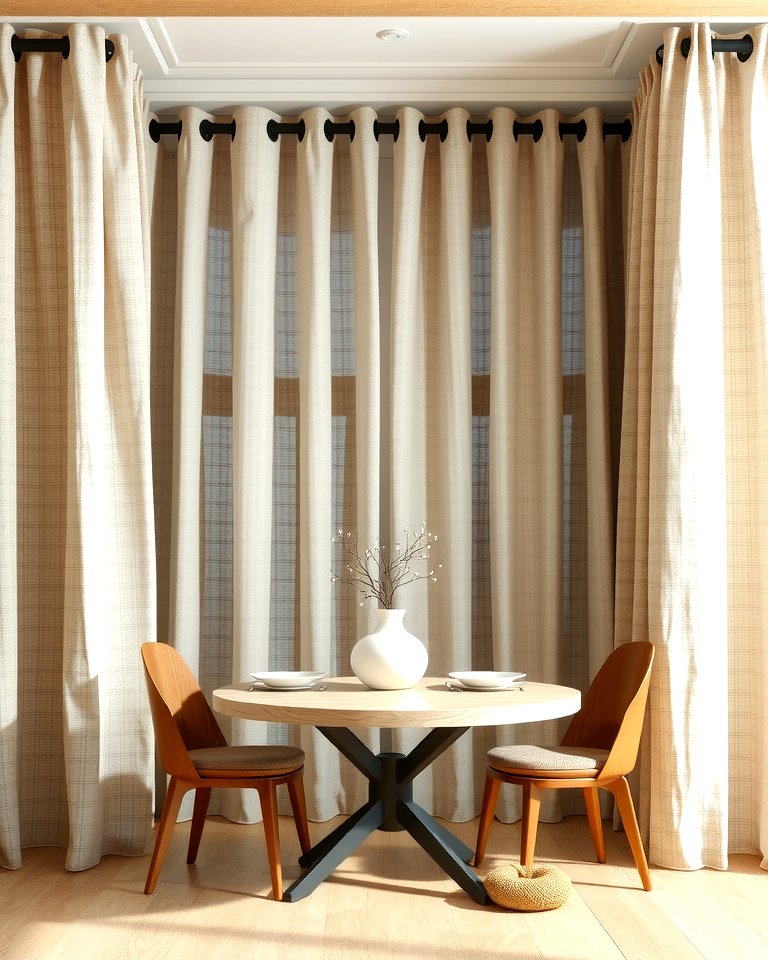 25 Elegant Dining Room Curtain Ideas to Transform Your Space