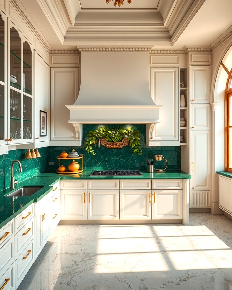 25 Kitchen With Green Countertops Ideas for Freshness