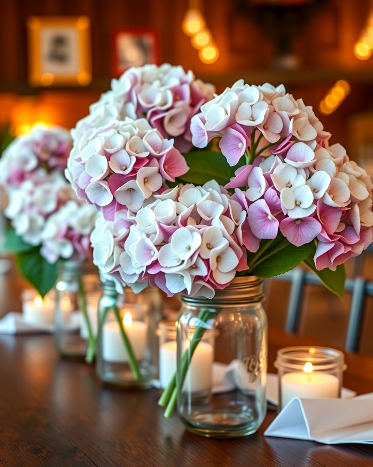 25 Hydrangea Centerpiece Ideas for Elegance