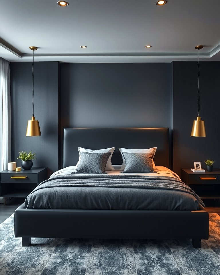 25 Matte Black Bedroom Ideas for a Sleek and Modern Look