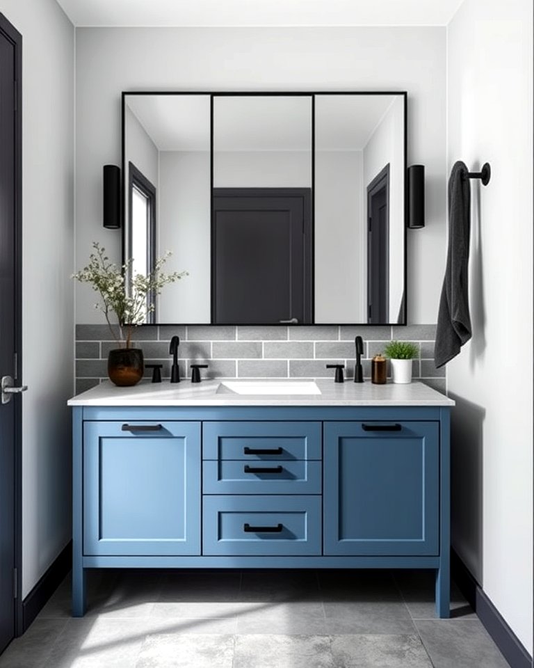 25 Stunning Blue Bathroom Vanity Ideas