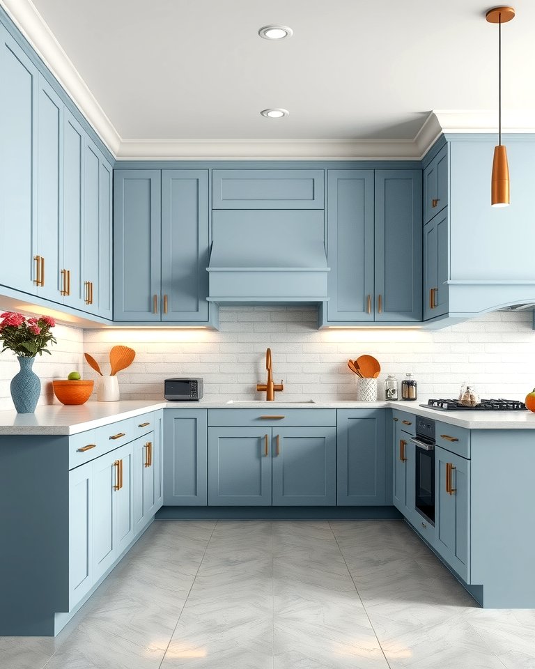 25 Light Blue Kitchen Cabinets Ideas For A Coastal Vibe 25 Light Blue Kitchen Cabinets Ideas For A Coastal Vibe