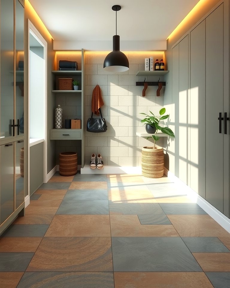 25 Mudroom Tile Floor Ideas: Durable & Stylish Designs